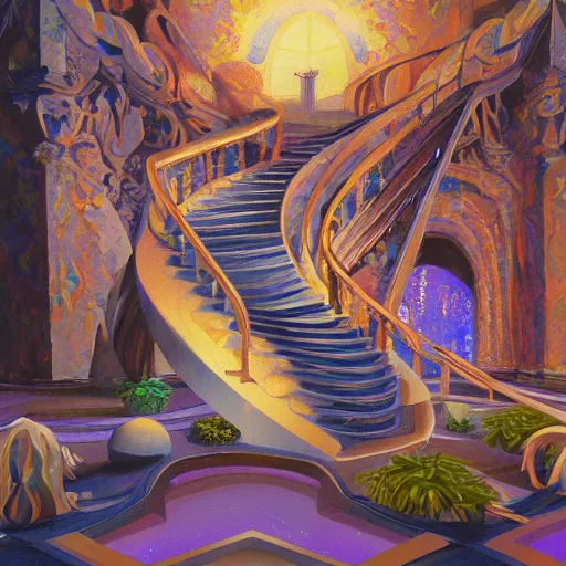 an artwork of infinite staircase | Stable Diffusion | OpenArt