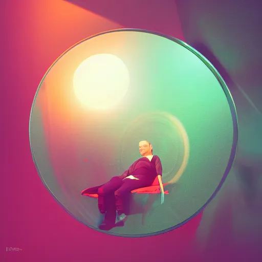 spherical mirror, james jean style, claymation style, | Stable ...