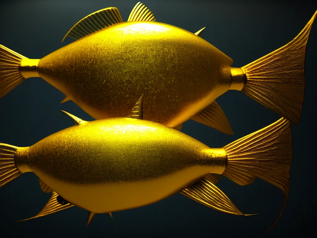 film still of a mechanical golden fish science fiction | Stable ...