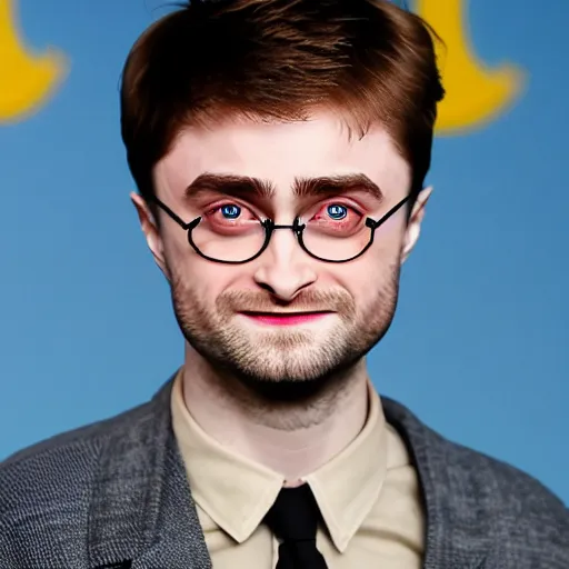 daniel radcliffe as a banana posing on a stage, ultra | Stable ...