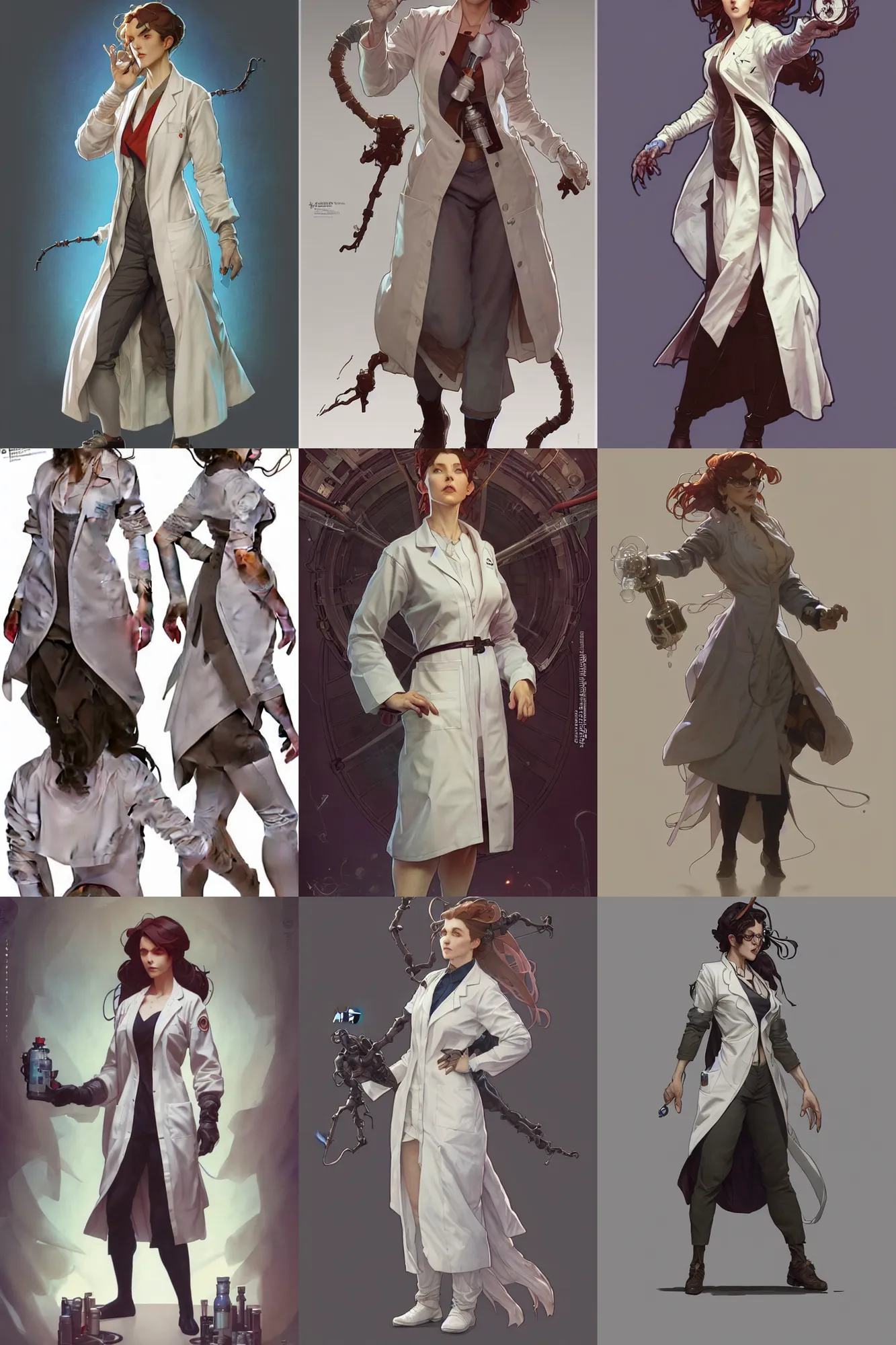 a full body character design by artgerm, cushart | Stable Diffusion ...