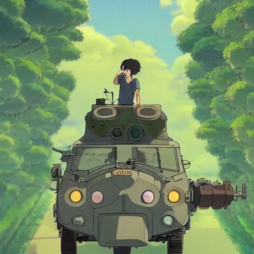 a beautiful movie still in the style of Studio Ghibli | Stable ...