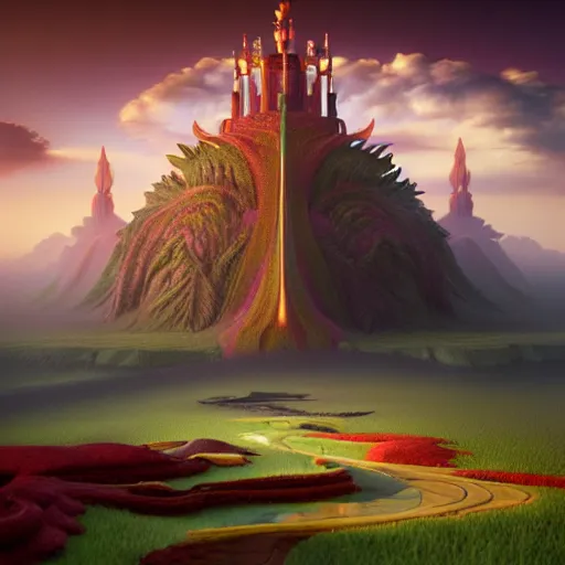 infinite final fantasy candyland landscape fall god | Stable Diffusion | OpenArt