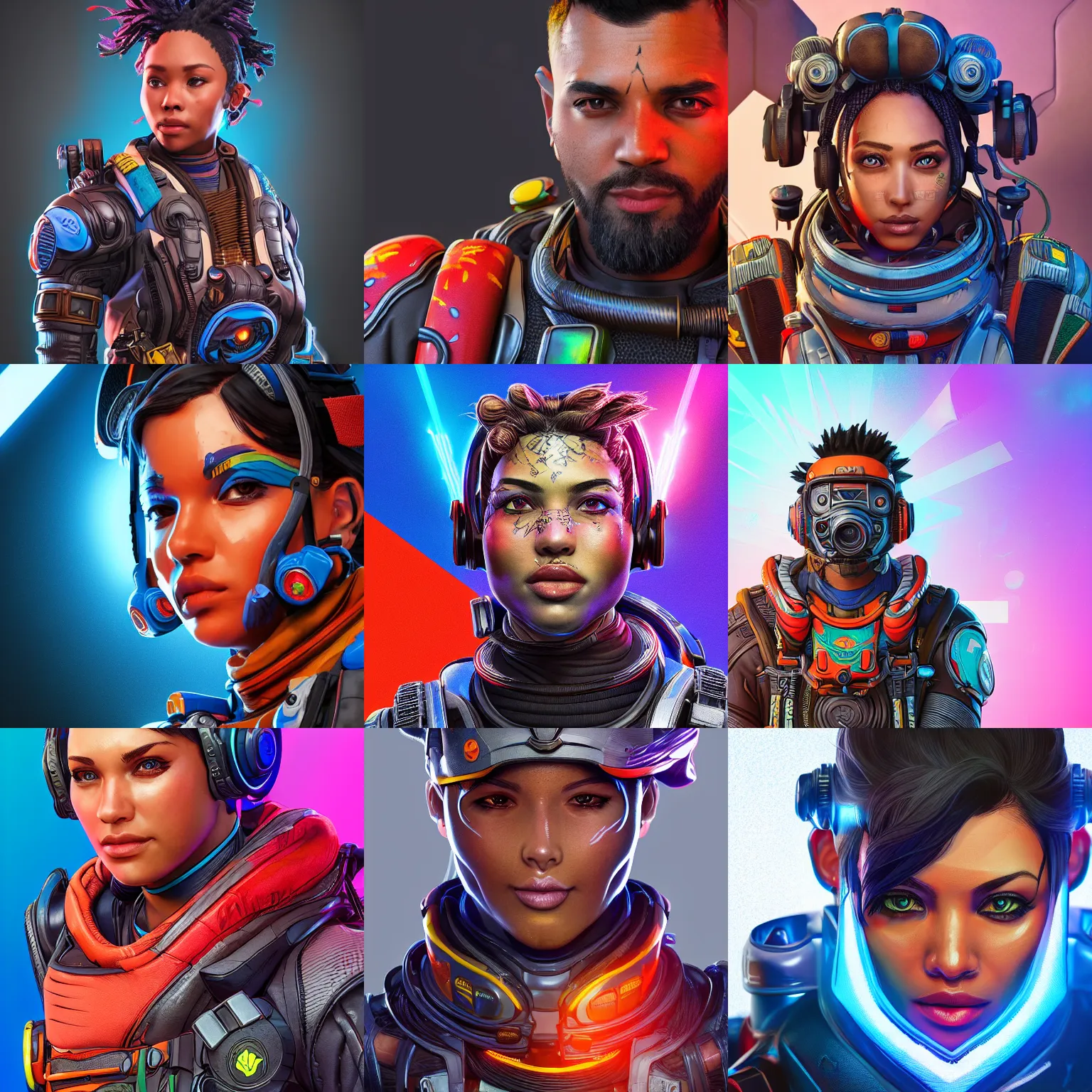 studio portrait of ash from apex legends, intricate | Stable Diffusion ...