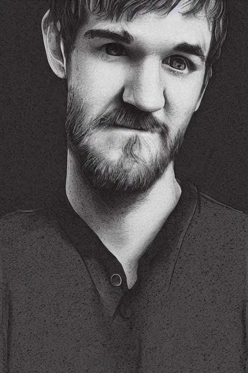 inspirational style hope poster of bo burnham with | Stable Diffusion ...