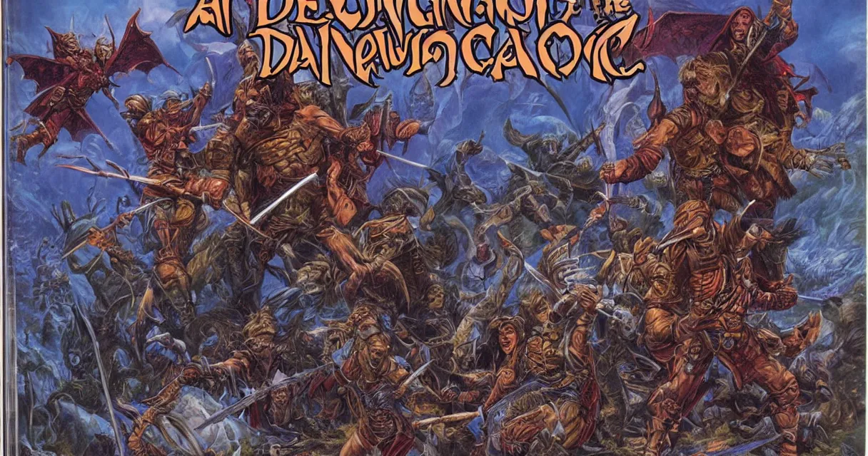 cover for the next dungeons and dragons adventure by | Stable Diffusion