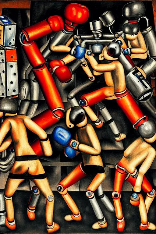 scene from robot boxing match, highly detailed, | Stable Diffusion | OpenArt