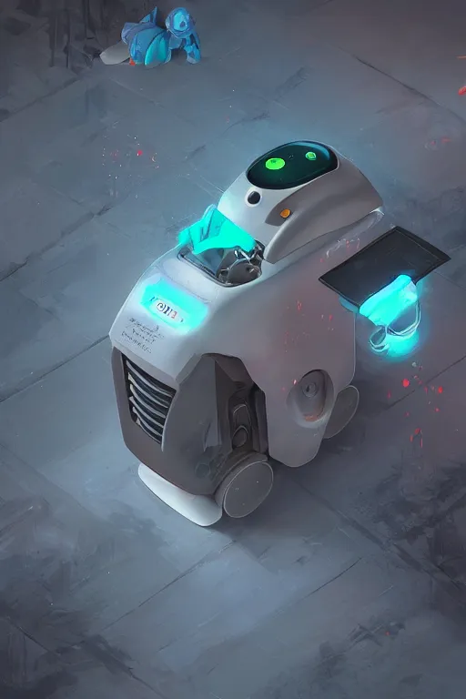 Diaper Disposal Robot, Overflowing, digital art, | Stable Diffusion ...