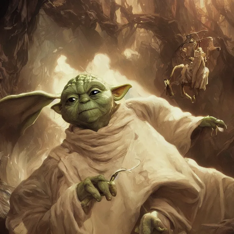 fine art painting of Yoda on ketamine, artstation, | Stable Diffusion | OpenArt