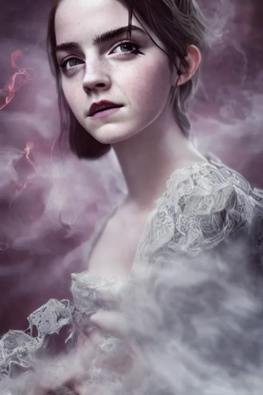 a mix of of emma watson, anya taylor - joy and emma | Stable Diffusion ...