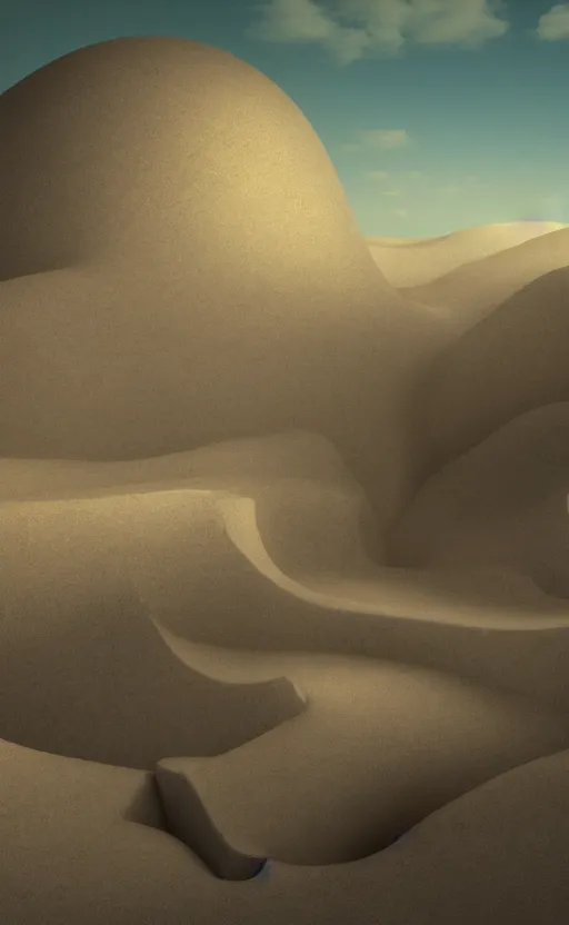 surreal dali landscape, volumetric lighting, early | Stable Diffusion