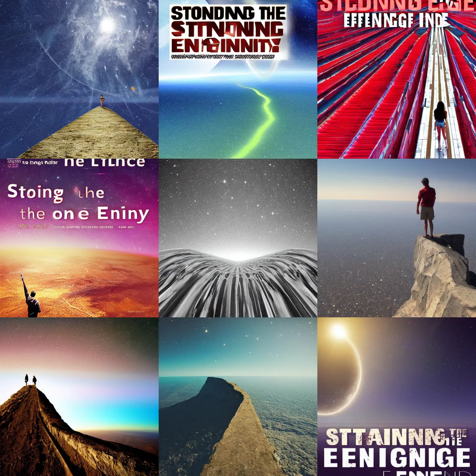 Standing at the edge of infinity | Stable Diffusion | OpenArt