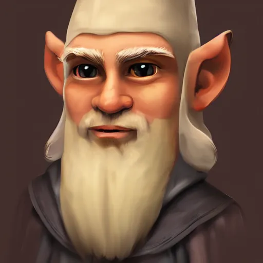 Portrait of a gnome called Eldon, who is a young | Stable Diffusion ...