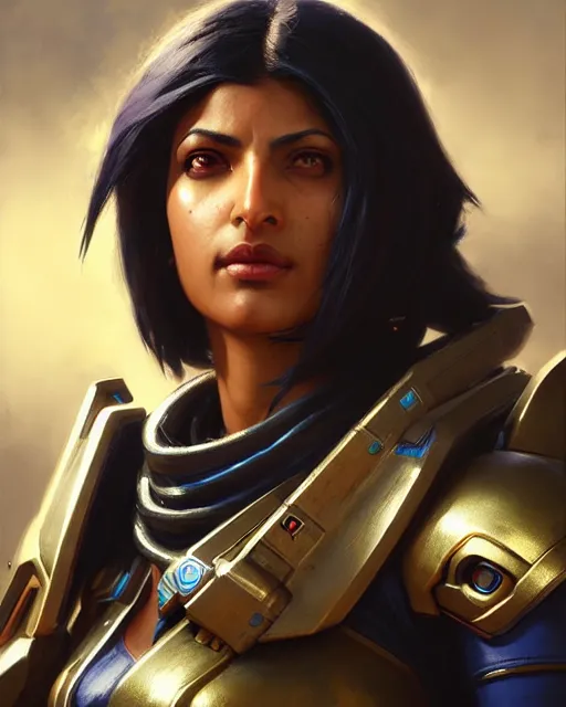 pharah from overwatch, character portrait, portrait, | Stable Diffusion ...