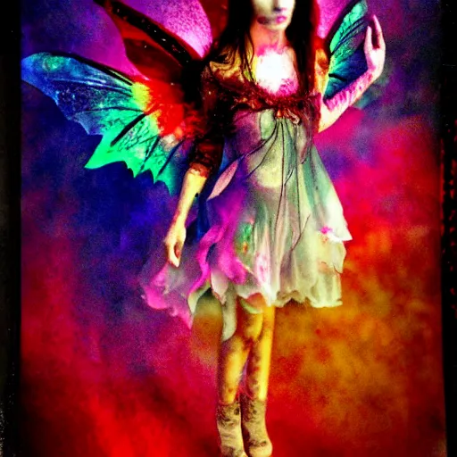 demonic fairy, bleeding colors, big budget movie | Stable Diffusion ...