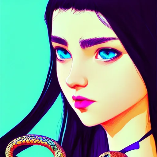 portrait of a pretty girl wearing a black choker | Stable Diffusion