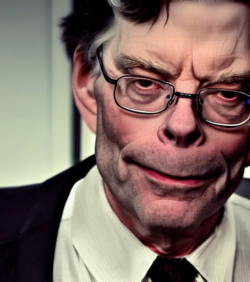 hd pro wideangle photo portrait of stephen king | Stable Diffusion ...