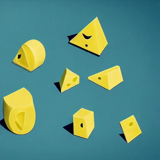 abstract geometrical SpongeBob SquarePants as cheese | Stable Diffusion ...