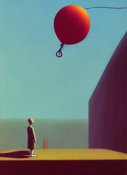 padlock on a birthday balloon Edward Hopper and James | Stable ...