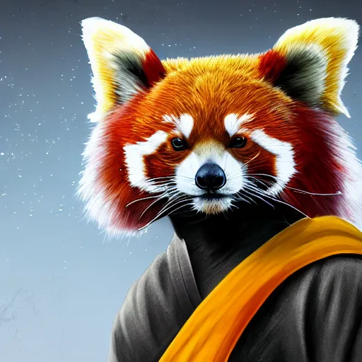highly detailed full body picture of a red panda in | Stable Diffusion ...