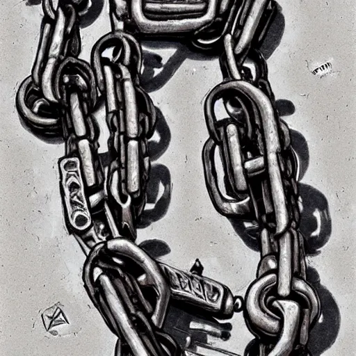 black chain weapon, war chain, heavy chain, | Stable Diffusion | OpenArt
