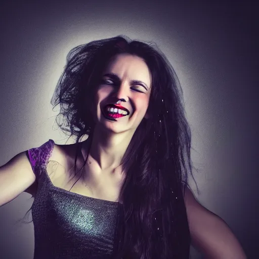 head and shoulder shot of a female vampire walking | Stable Diffusion ...