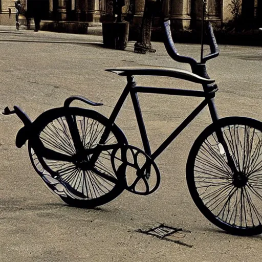 a cute beautiful alien shaped bicycle by H.R. Giger | Stable Diffusion