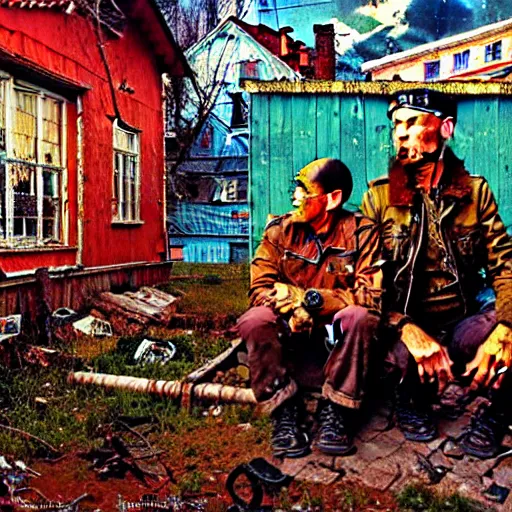 soviet russian punk rocker psychedelic trip in russian | Stable ...