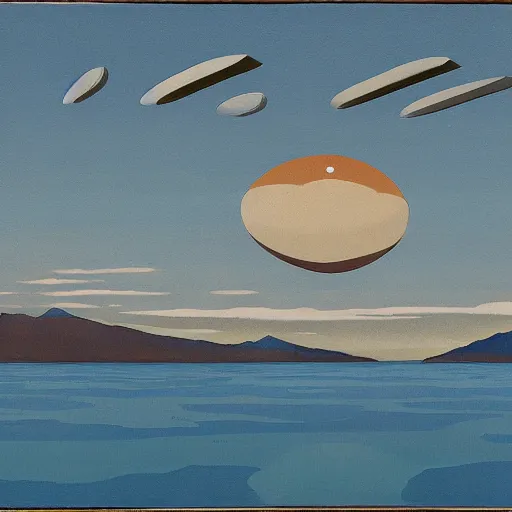 a giant floating sphere covered in canadian aboriginal | Stable ...