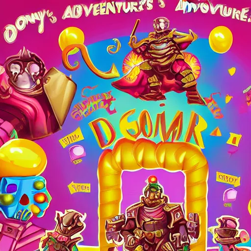 the Doomslayer's adventure in Candy Land, 4k, highly | Stable Diffusion | OpenArt
