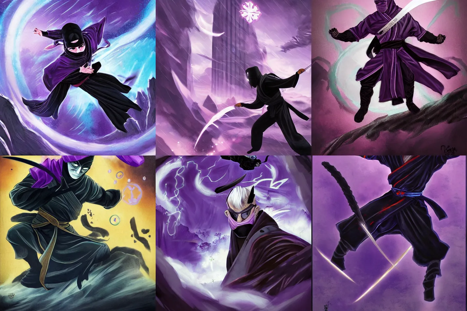 a portrait of the Ninja King of Dark Shadows in a | Stable Diffusion ...