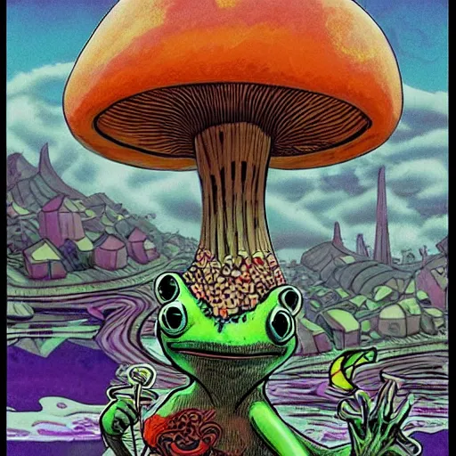 A close up portrait of a dignified psychedelic godlike | Stable ...