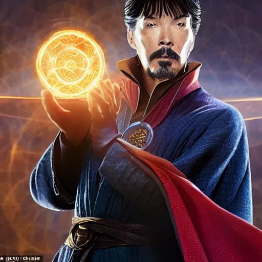 dr. strange casting a shield spell in the metaverse | Stable Diffusion ...