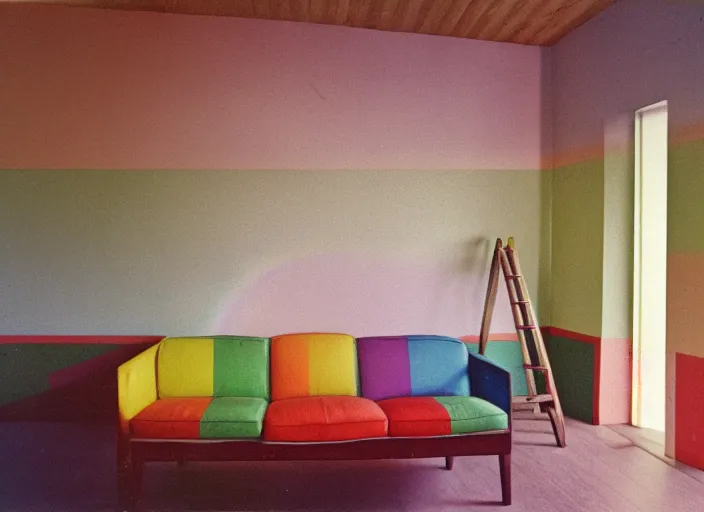 realistic documentary interior photo, of a rainbow | Stable Diffusion ...