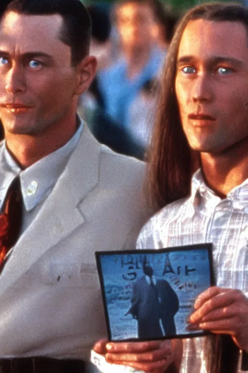 forrest gump 2 in the future, movie poster, highly | Stable Diffusion ...