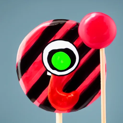 a lollipop with frightened eyes and a lollipop with | Stable Diffusion ...