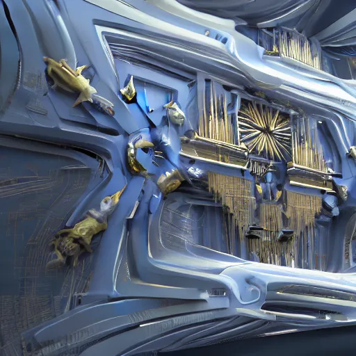 sci-fi motherboard structure on the coronation of | Stable Diffusion ...