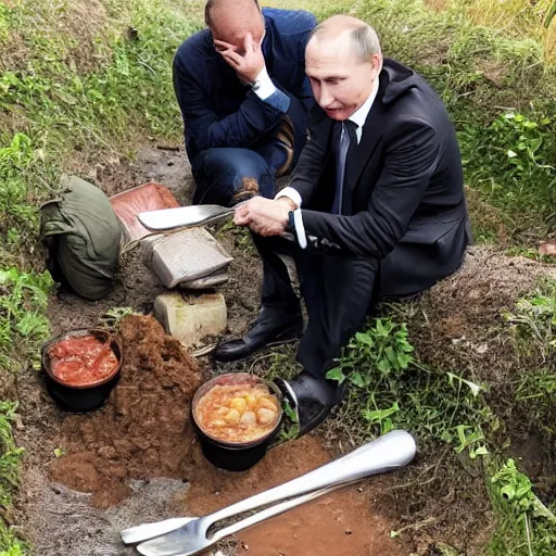 Vladimir Putin and Vladimir Zelensky are sitting in a | Stable ...