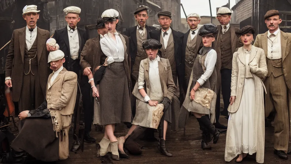 the peaky blinders dressing shrimps costumes | Stable Diffusion | OpenArt