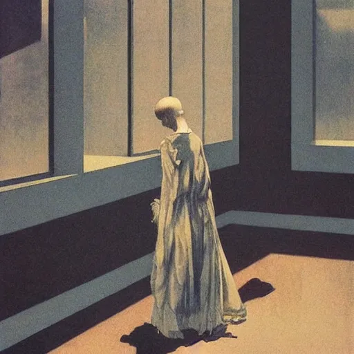 an ominous object floats in an empty room, a highly | Stable Diffusion ...