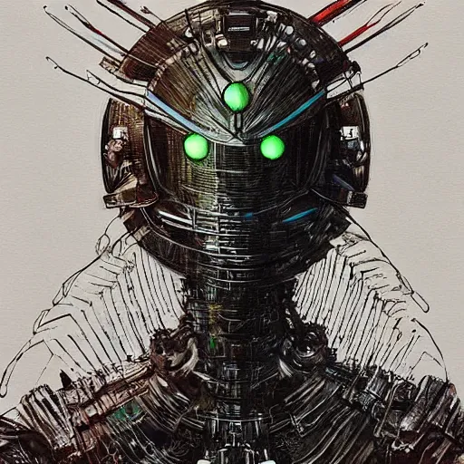 a simple concept art portrait of a sleek robot | Stable Diffusion | OpenArt