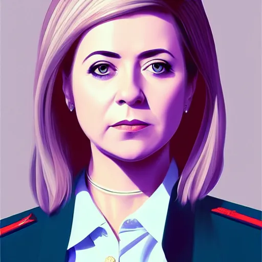 natalya poklonskaya, prosecutor at her job, muted | Stable Diffusion
