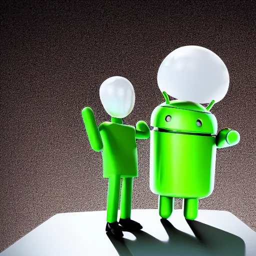 a scientist standing over an android. the android is | Stable Diffusion ...