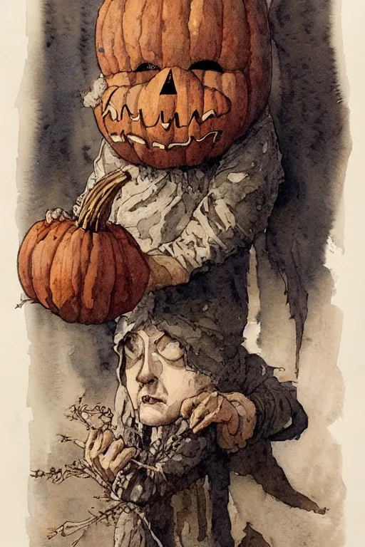 a simple and atmospheric watercolour portrait of sam | Stable Diffusion ...