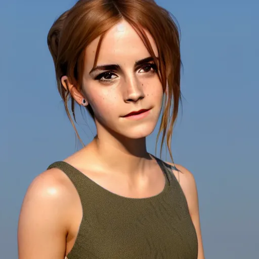 emma watson as a render of a very beautiful 3d anime | Stable Diffusion