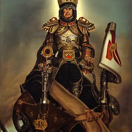 The Emperor stands at command, his hands on a thousand | Stable ...