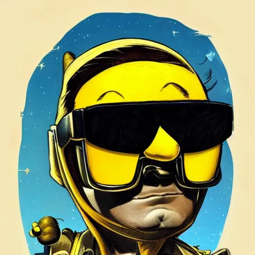 anthropomorphic lemon badass muscular lemon character | Stable ...