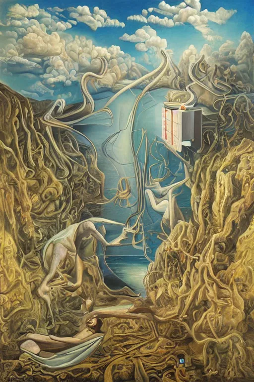 surrealist painting full of subtle hints, mystic | Stable Diffusion ...