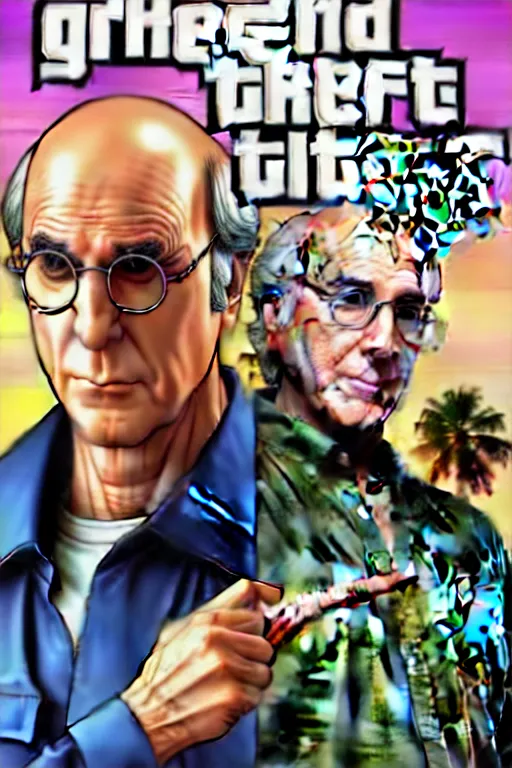 gta cover art with larry david | Stable Diffusion | OpenArt
