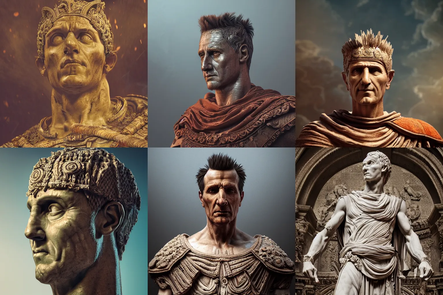 a portrait of julius caesar, ancient roman setting, | Stable Diffusion ...